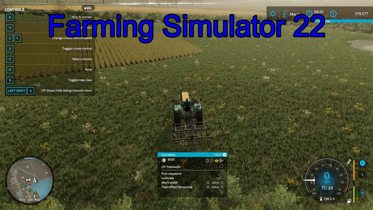 FS22 Planting Potatoes & Deep Tillage | Precision Farming & Field Work ...