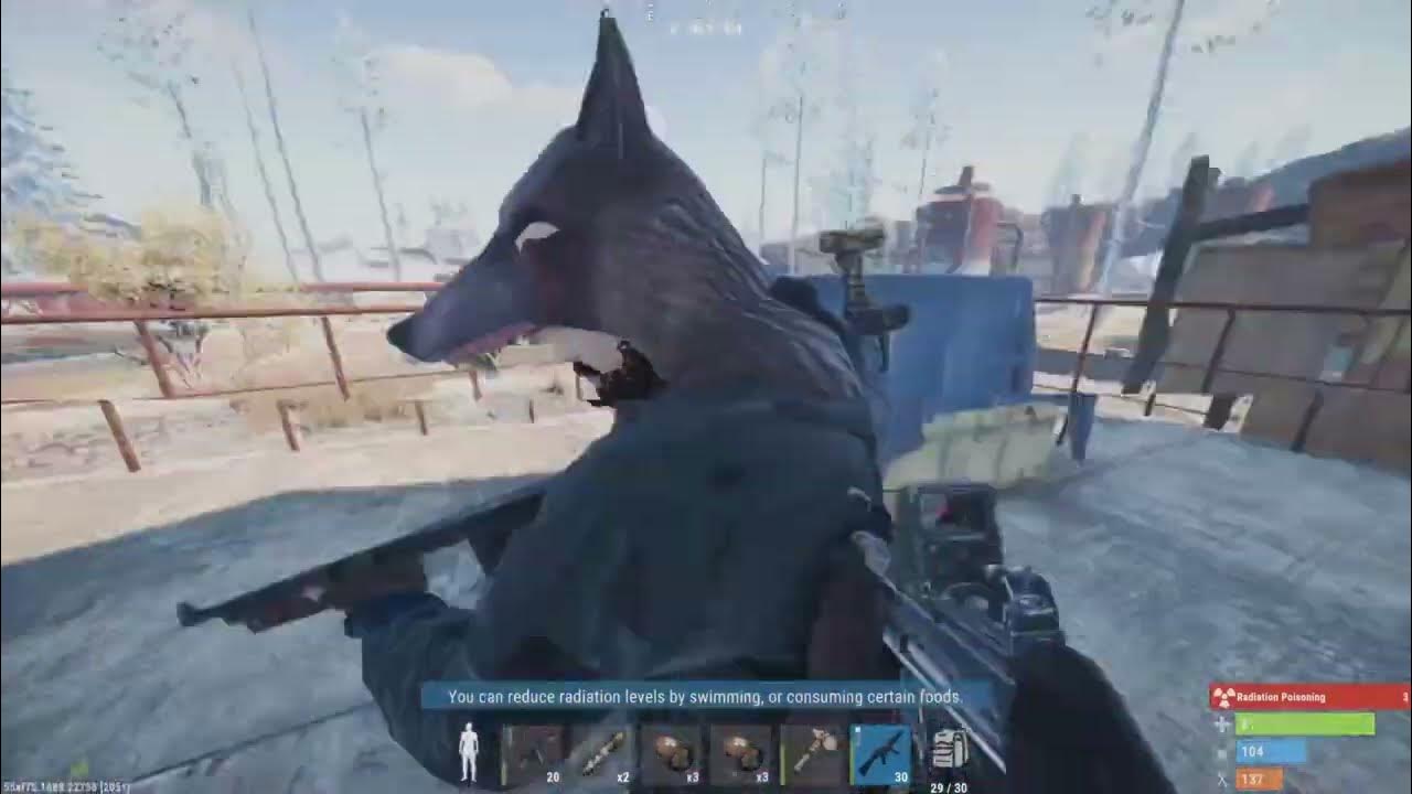 Rust On Console The Fight At Locked Crate Rustconsole Rust Rustpvp Youtube