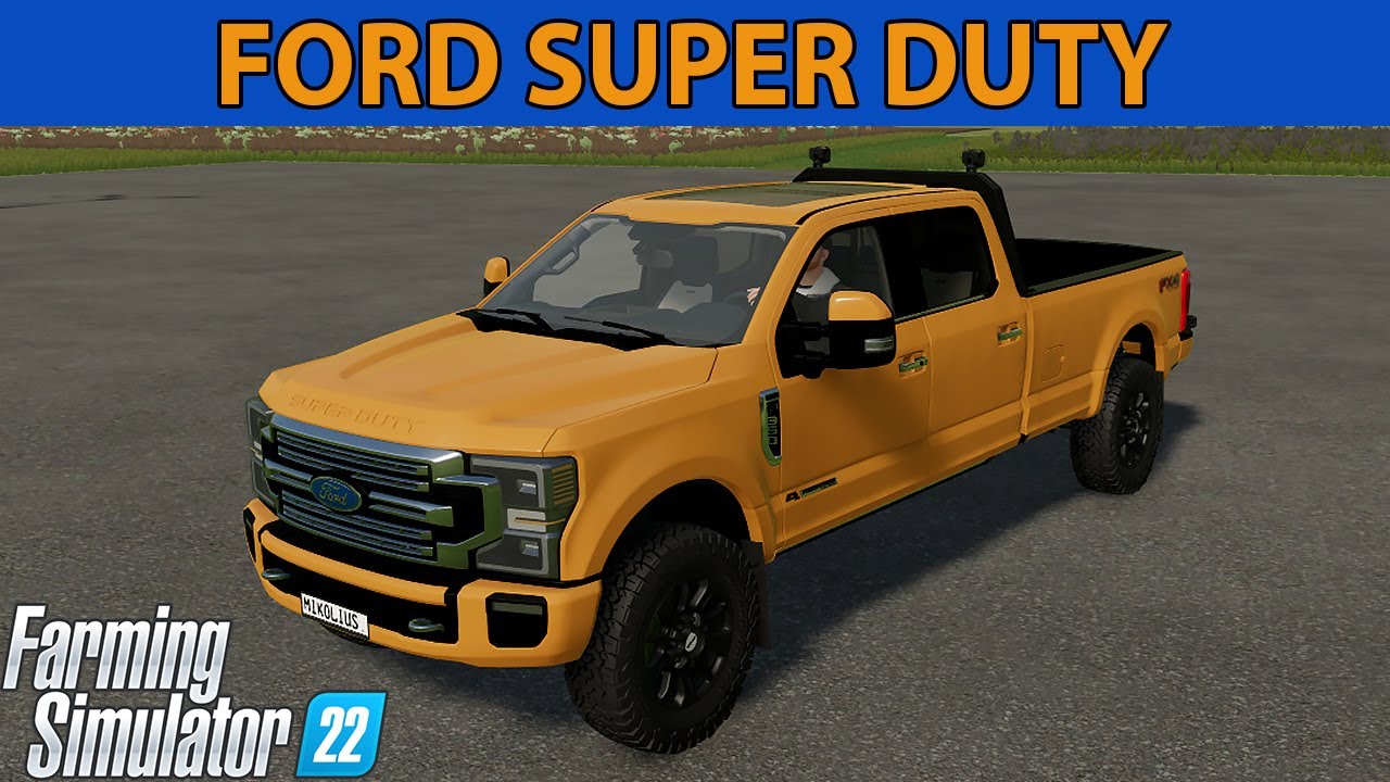 Ford Super Duty Limited Edit 2020 for Farming Simulator 22 - YouTube