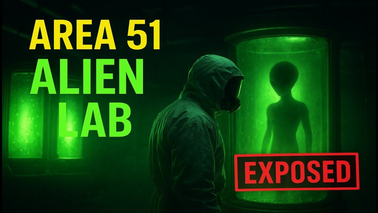 Secret Area 51 Underground Lab | Alien Experiment & Green Glow - YouTube