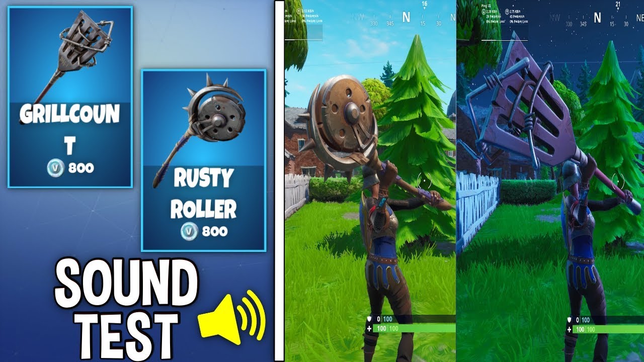 *NEW* RUSTY ROLLER AND GRILLCOUNT PICKAXE Gameplay in Fortnite! - YouTube