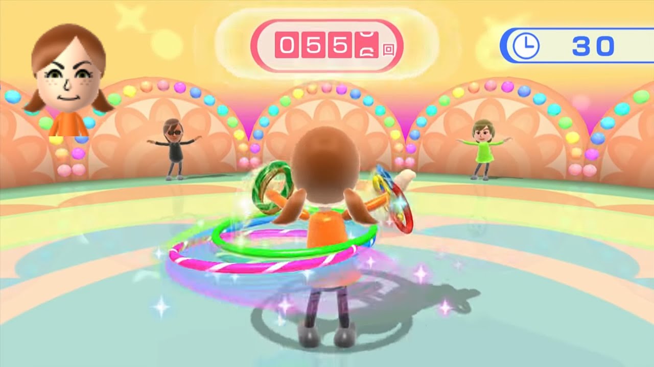 [Wii Fit U] Super Hula Hoop-Extra 2203 (3min) (Play as Lucia) フラフープ ...
