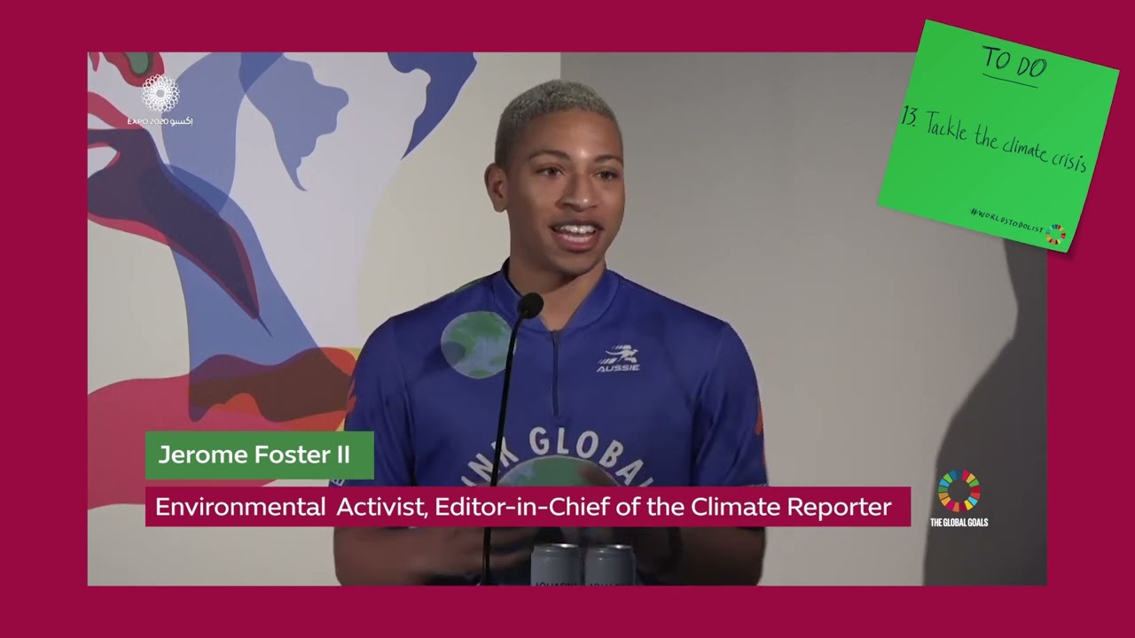 EXPO ECS Jerome Foster II | To-Do List Talk: Tackle the Climate Crisis ...