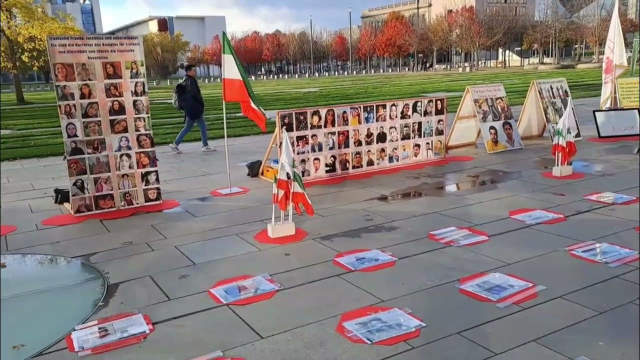 برلین تظاهرات ایرانیان آزاده در همبستگی با قیام سراسری مردم ایران