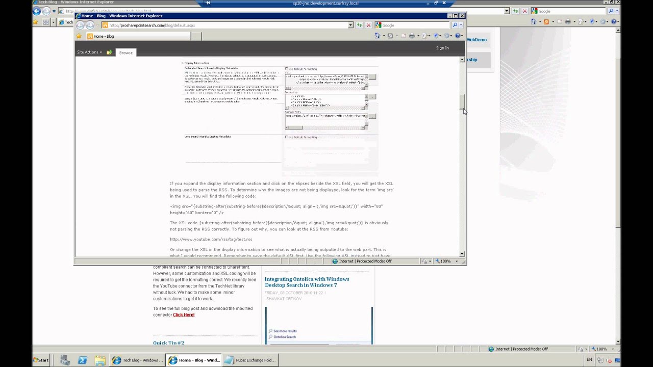 Using Federated Search Connectors in SharePoint 2010 - Part 2 - YouTube