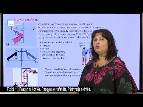 Fizikë 11 - Pasqyrimi i dritës. Pasqyrat e rrafshta. Përthyerja e ...