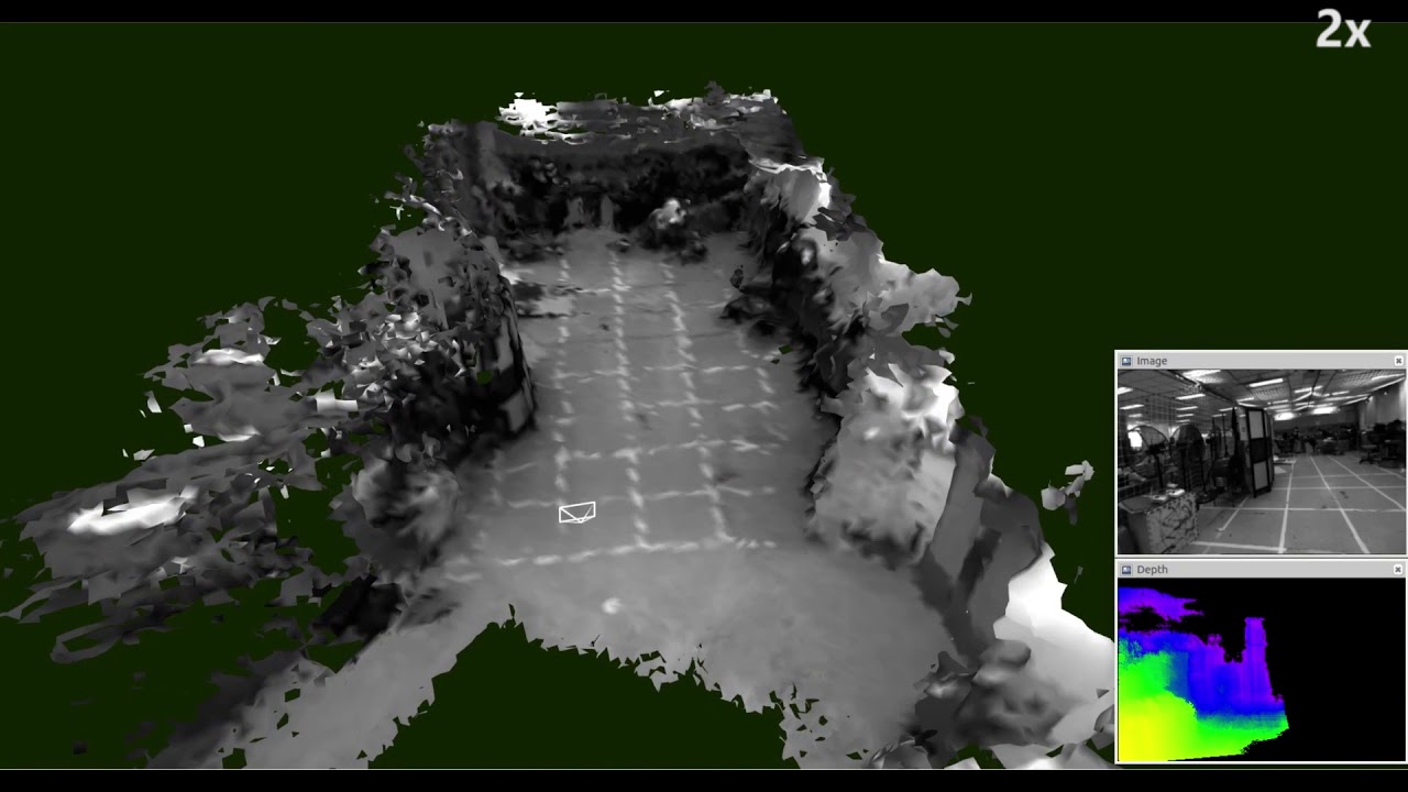 Probabilistic dense reconstruction from a moving camera - YouTube