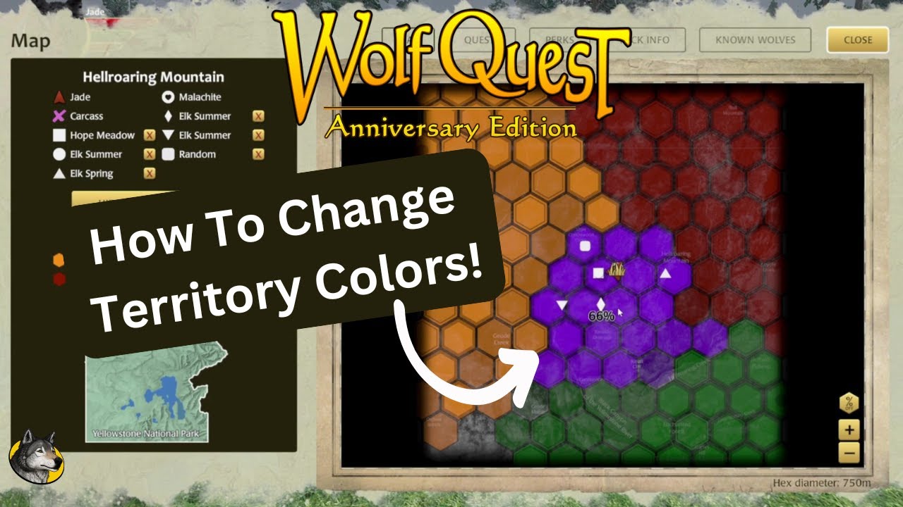How To Change Your Territory Colors in WolfQuest - YouTube