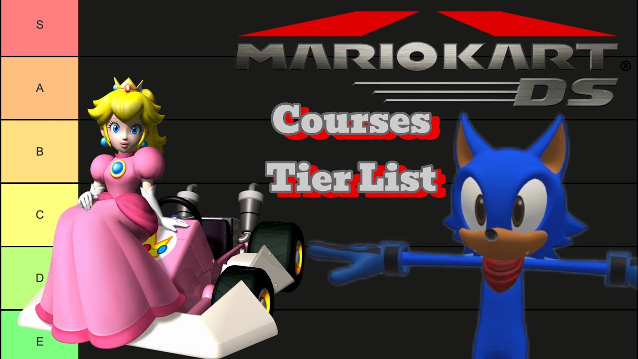 MARIO KART DS Courses Tier List - YouTube