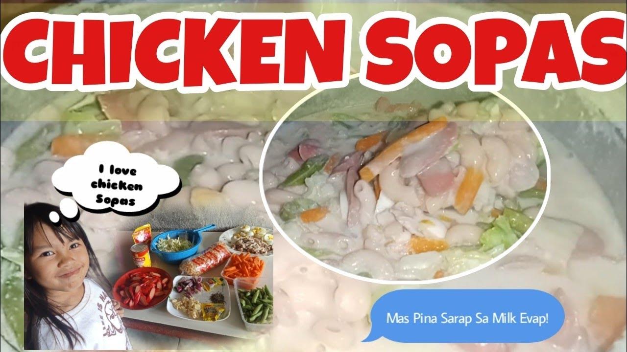 Chicken Macaroni Sopas Super Creamy || Panlasang Filipino | Nitz Randes ...