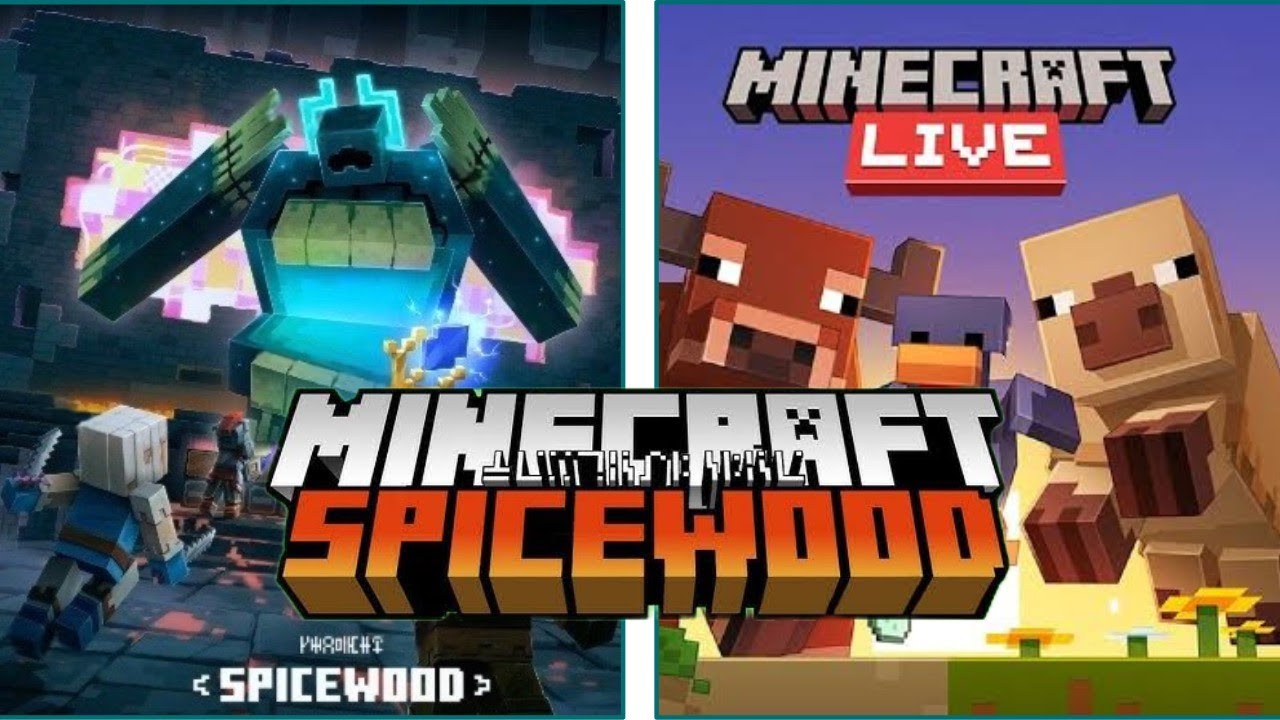"VAZOU" MINECRAFT SPICEWOOD E MUITO MAIS DO MINECRAFT LIVE 2025 - YouTube