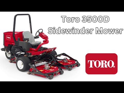 A quick look at the Toro 3500 D Sidewinder Diesel small area rough ...