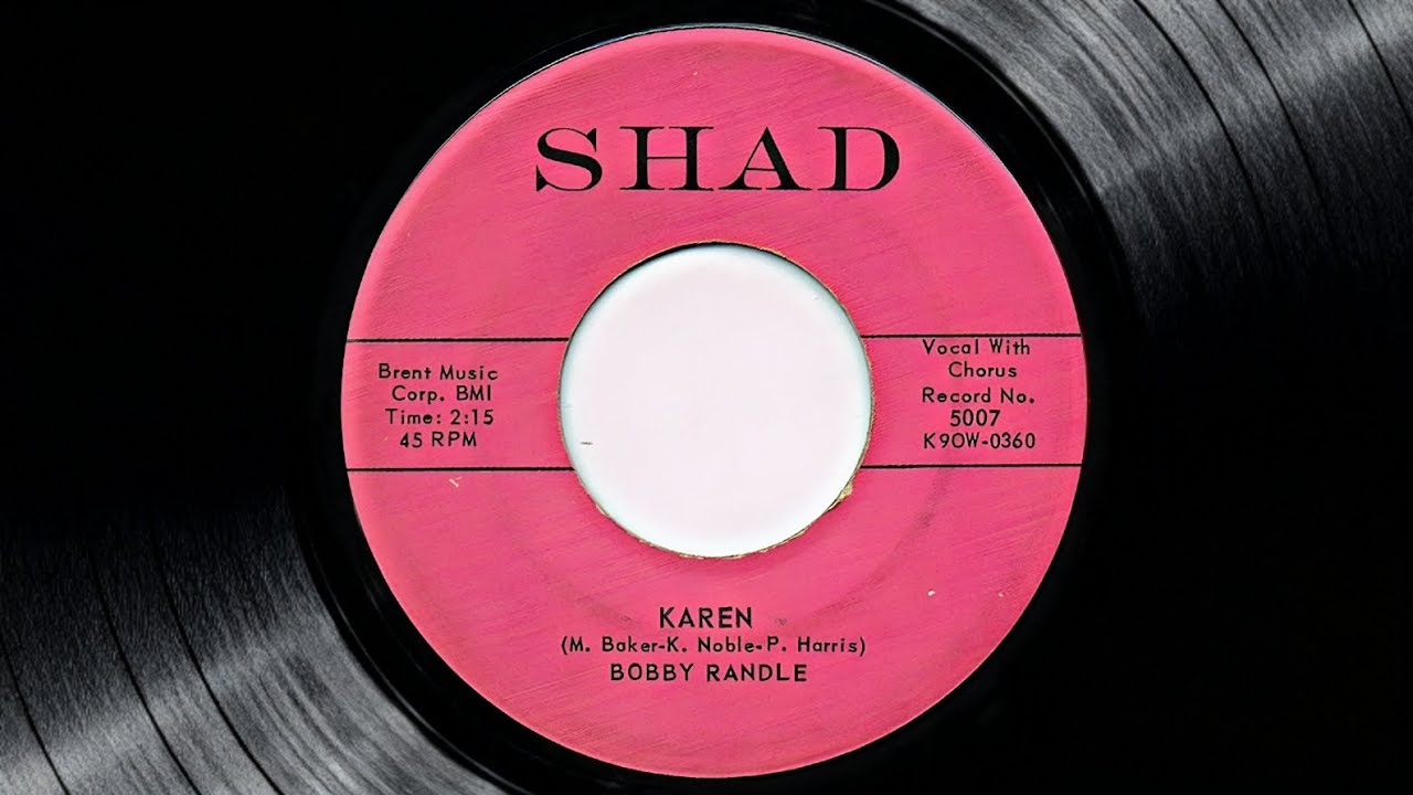 Bobby Randle - Karen (1959) - YouTube