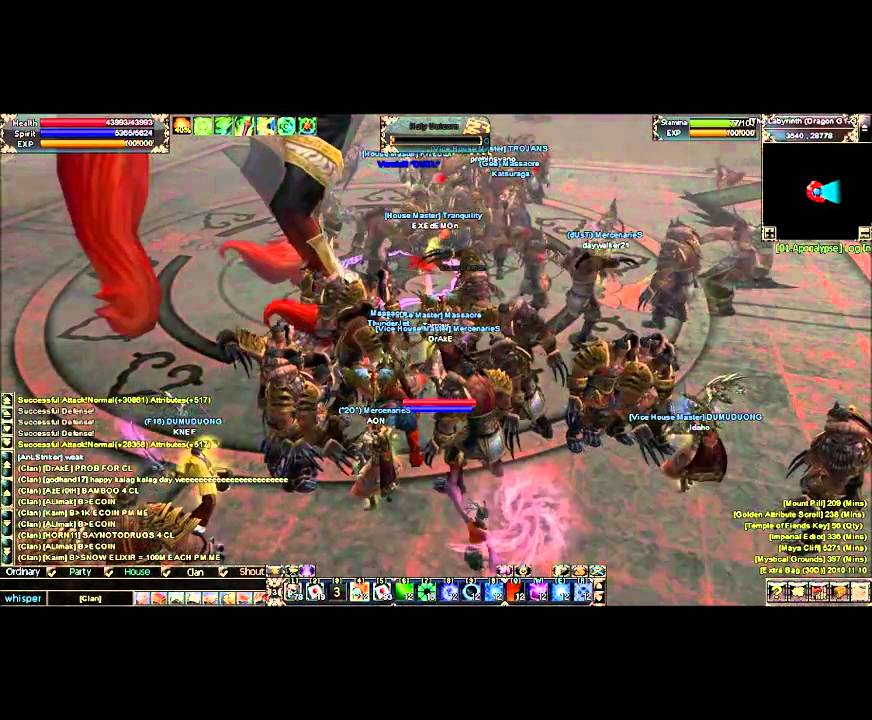 Twelvesky2 - Dragon Clan - Labyrinth G1-G4 part1 - YouTube