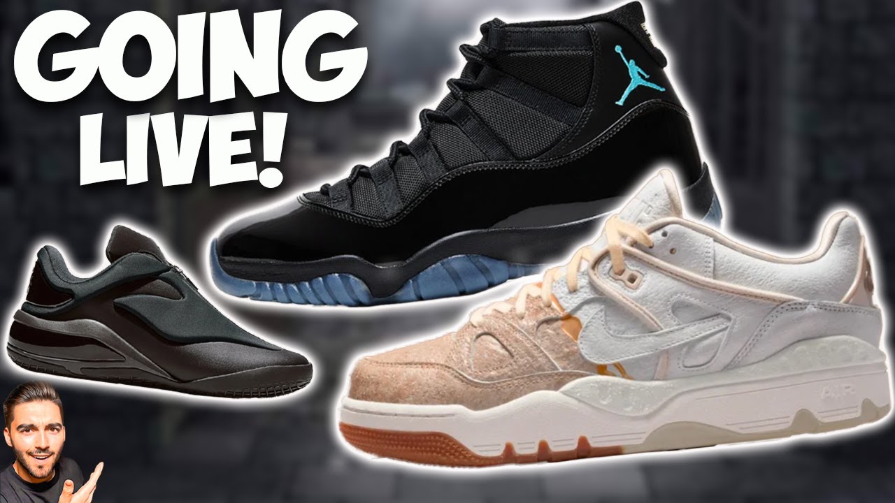 GOING LIVE NIGO x NIKE AIR FORCE 3S! SHAI 001 RESTOCK & NO GAMMA JORDAN ...