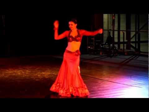 Emilia dancing Spanish oriental on oriental dance festival \