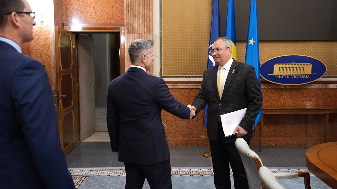 5/16/22: Întrevederea PM Nicolae Ciucă cu vicepreșed. companiei ...