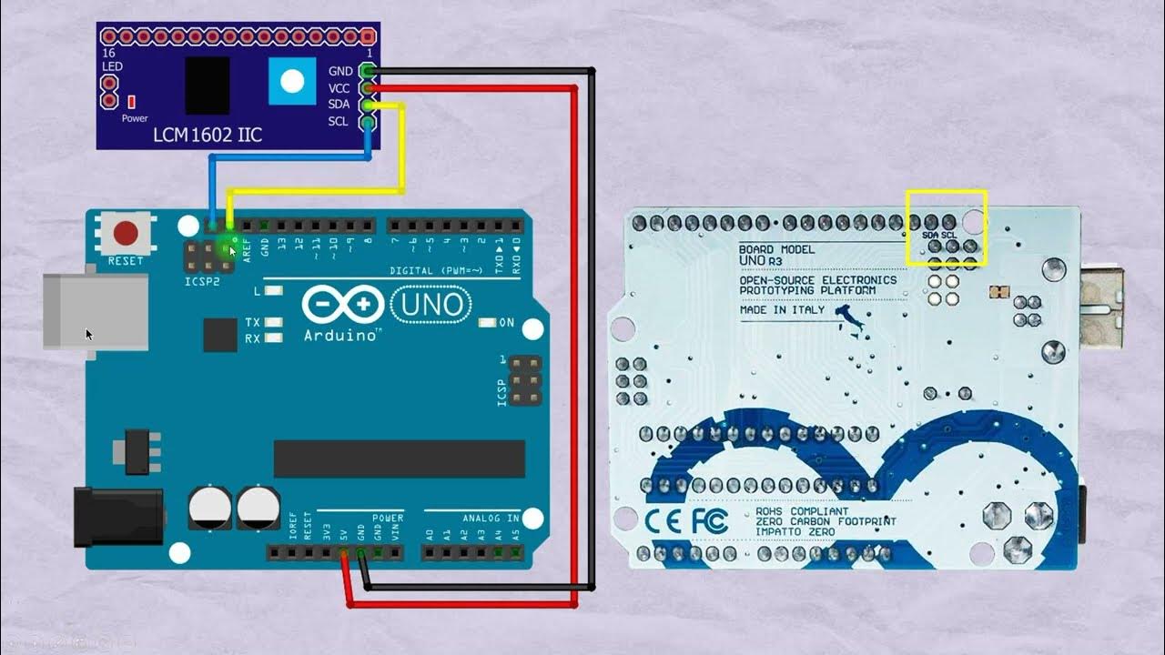 6- Como conectar y utilizar LCD 16x2 con el módulo I2C en mblock - YouTube