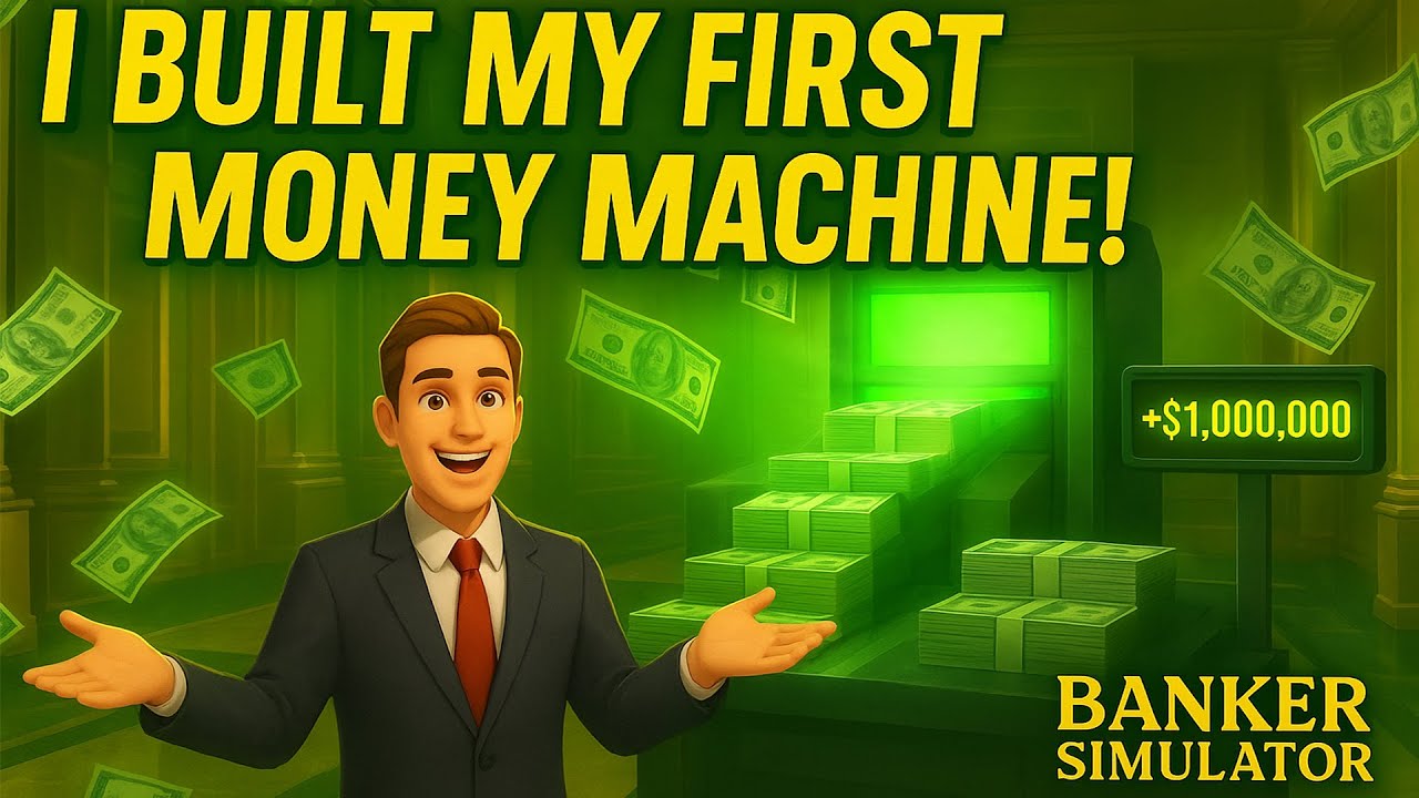 💸 I Built My First MONEY PRINTING MACHINE! | Banker Simulator Ep. 1 ...