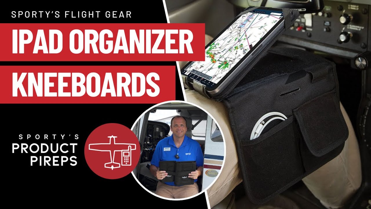 Sporty's Flight Gear iPad Organizer Kneeboards - Hands-on Review - YouTube