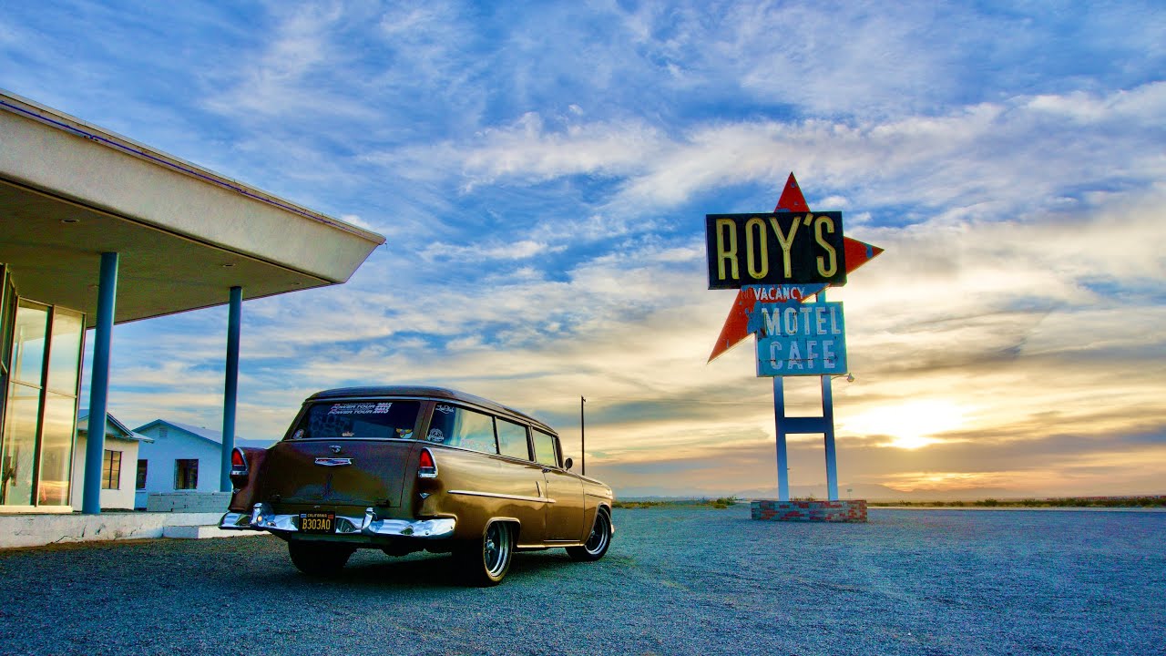 Roy's Motel & Cafe on Old Route 66 in Amboy, CA - YouTube