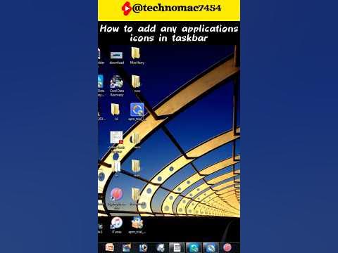 add any application in taskbar and desktop डेस्कटॉप, टास्कबार में कोई ...
