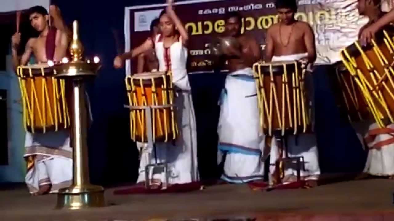 THAYAMBAKA ( TRADITIONAL KERALA DRUMS CHENDA)PERFORMANCE BY FEW YOUNG ...