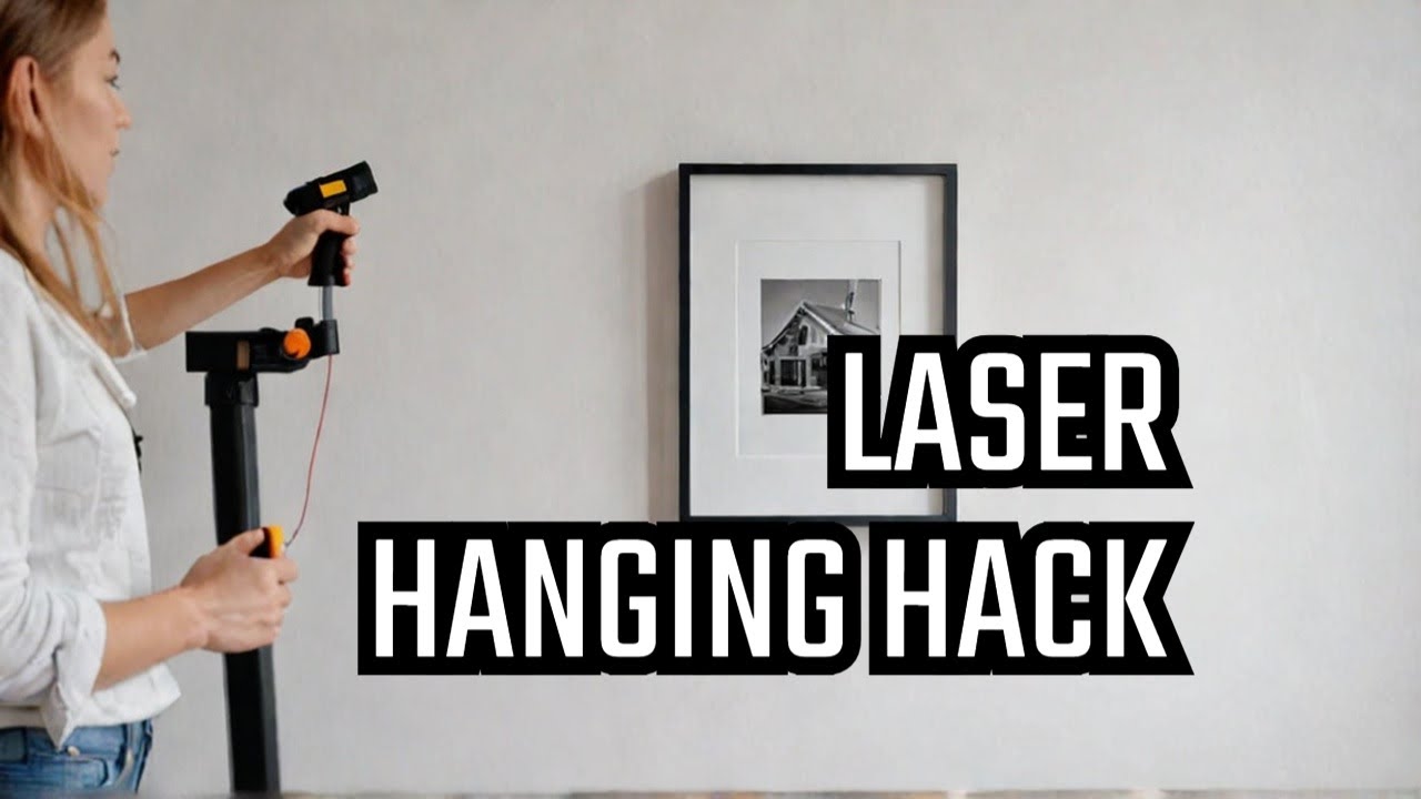 Master the Art of Hanging with a Laser Light Hack! - YouTube
