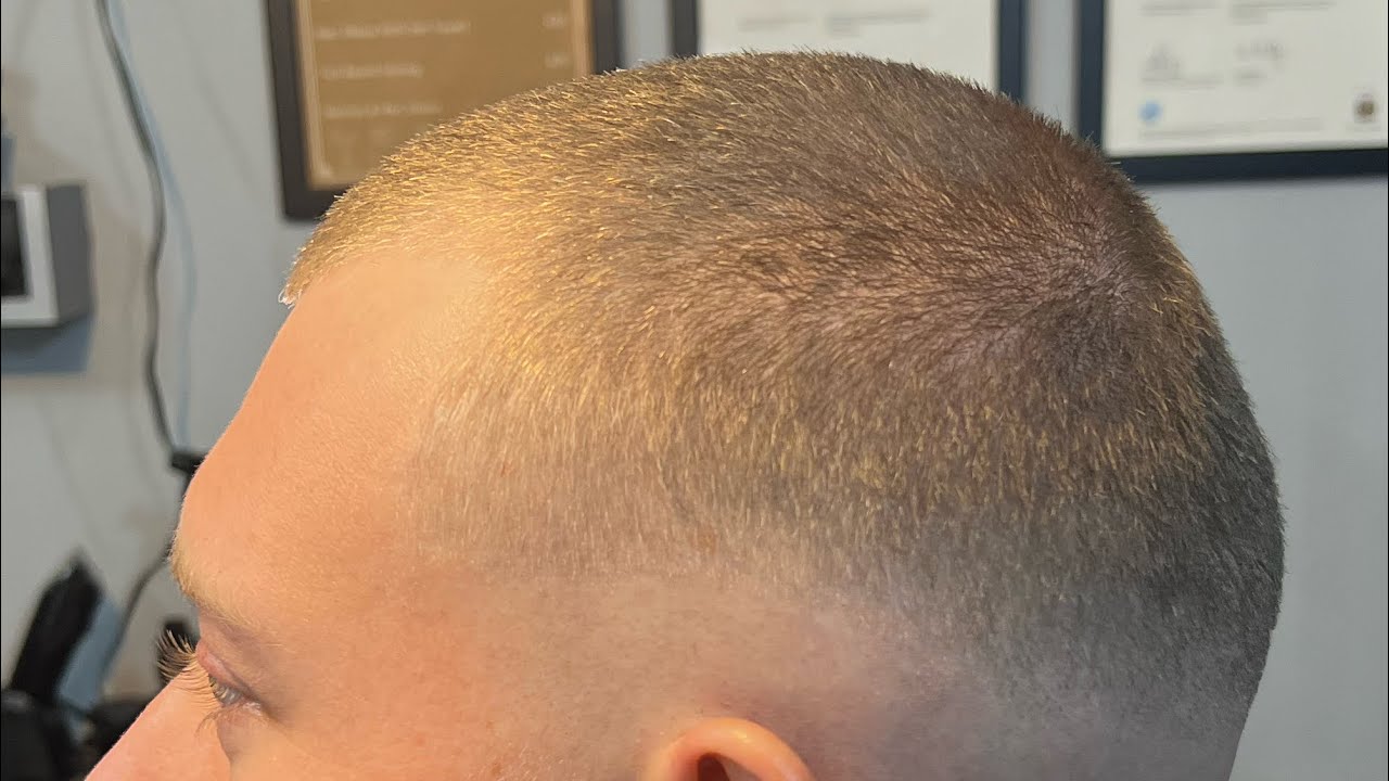 Skin Fade Buzz Cut (speedx2) - YouTube