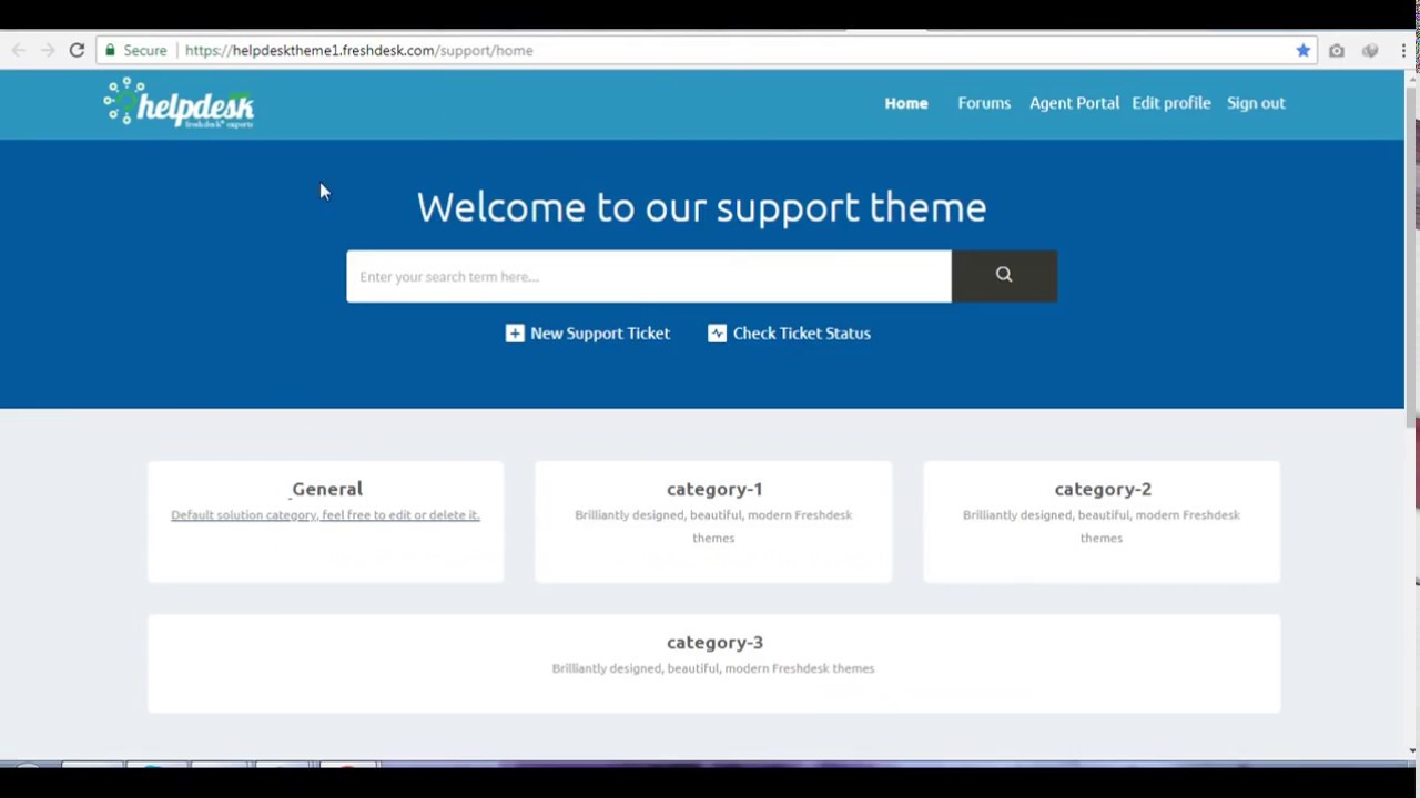 How to set category icon for freshdesk help center portals? - YouTube