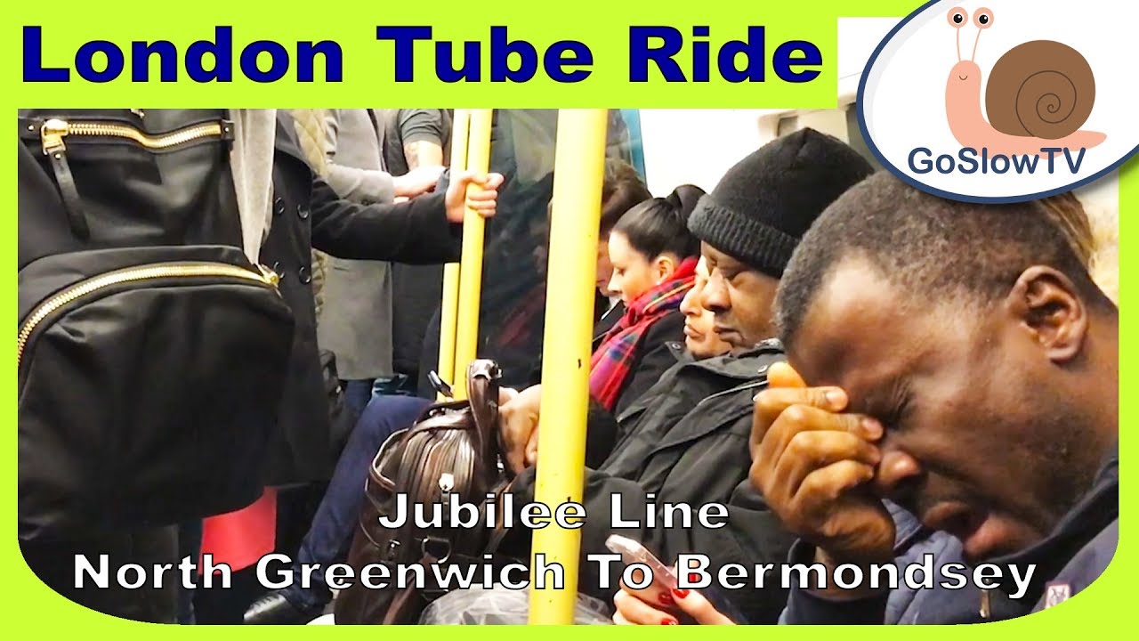 London Underground Tube Ride | North Greenwich To Bermondsey | Jubilee ...
