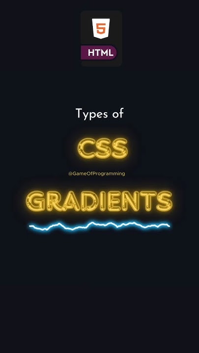 Types Of Css Gradients 👾 Viralvideo Html Css Music Trending Shorts Webdesign Frontend
