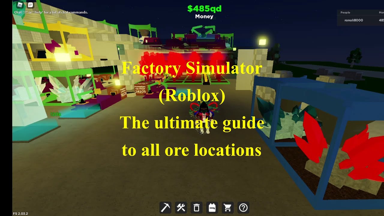 Factory Simulator (Roblox) - The ultimate guide to all ore locations ...