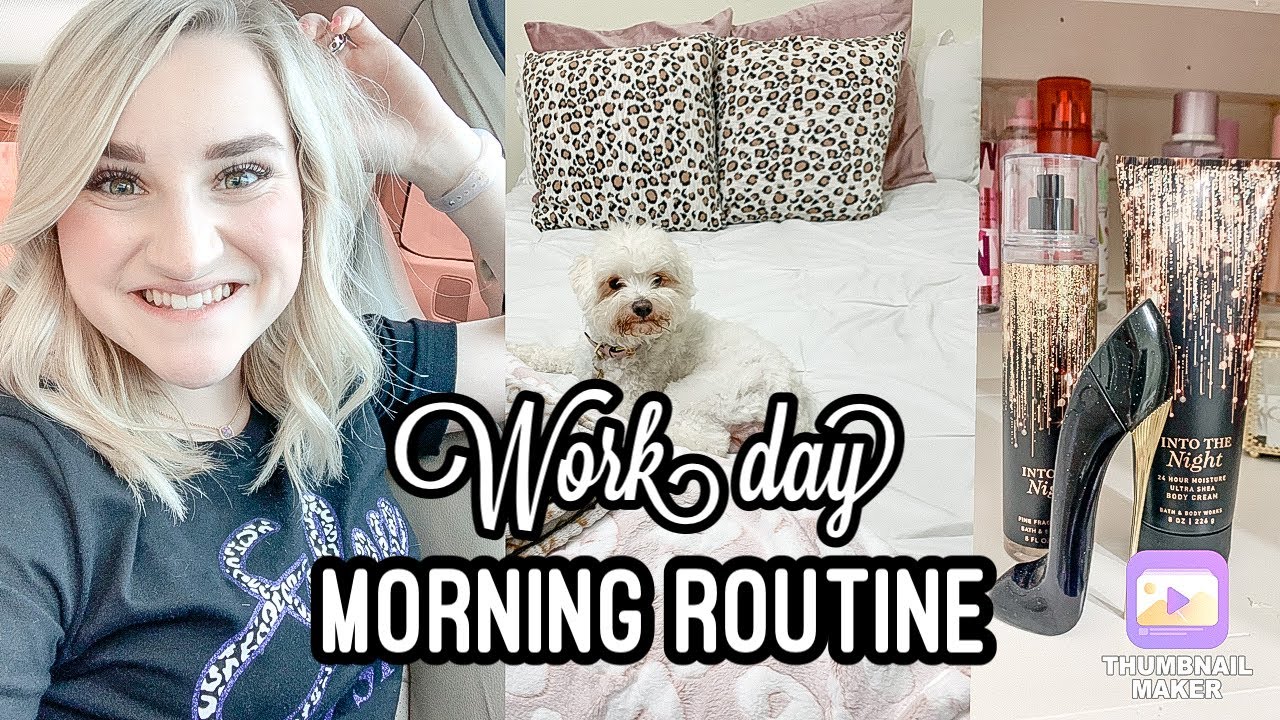 Morning Routine 6am Work Day Youtube