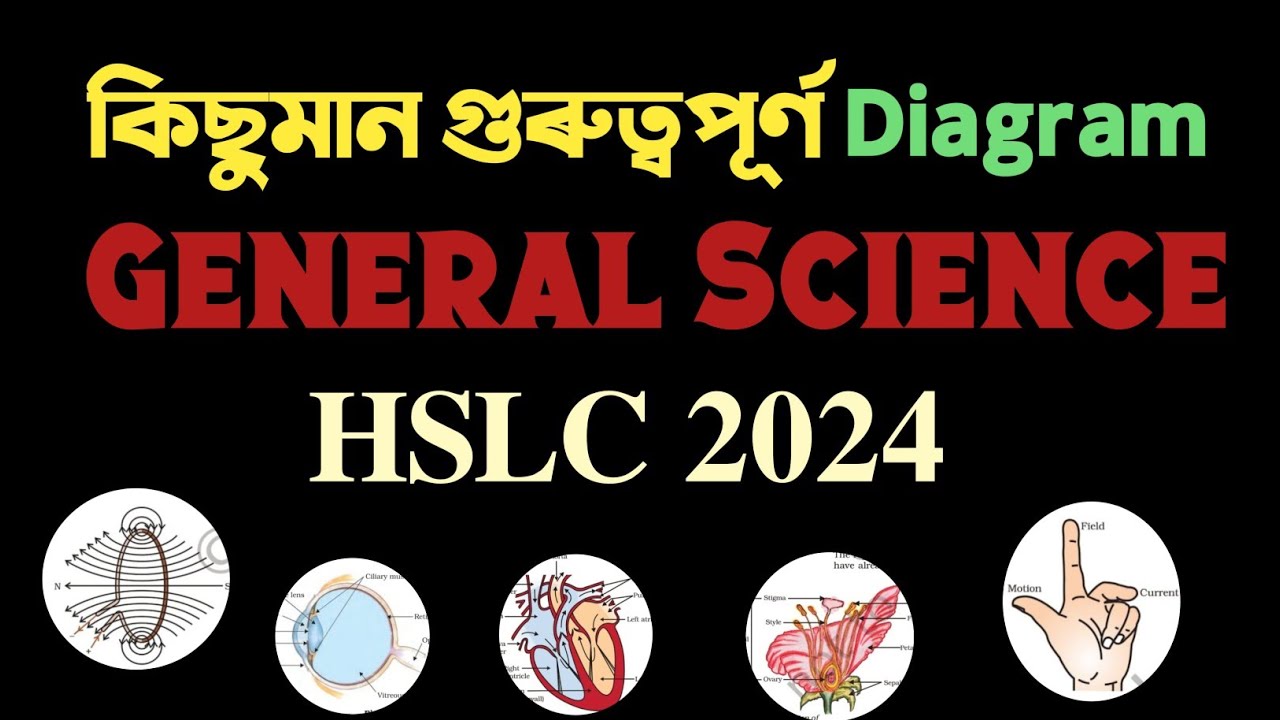 Some Important DIAGRAMS for the General Science Exam | HSLC 2024 | SEBA ...
