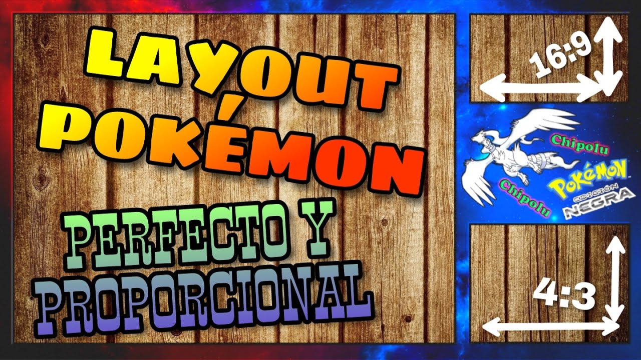 CREAR UN LAYOUT PARA POKÉMON PROPORCIONAL Y PERFECTO - YouTube