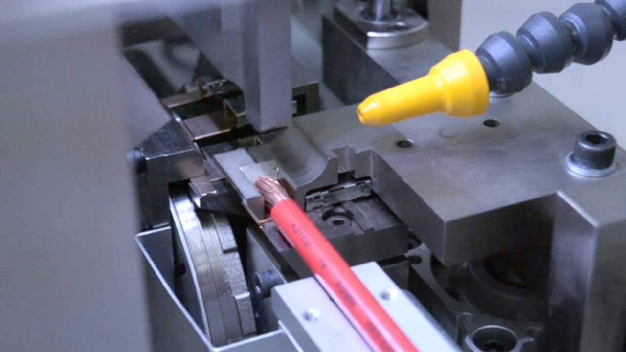 US-3620MAK Termination Machine by TECH-SONIC - YouTube