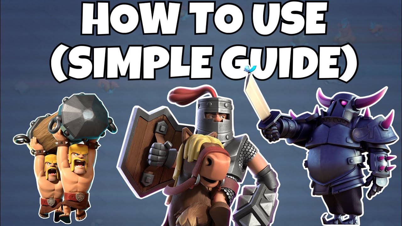 How to PEKKA BRIDGESPAM (Dark Prince) Simple Guide (Clash Royale) - YouTube