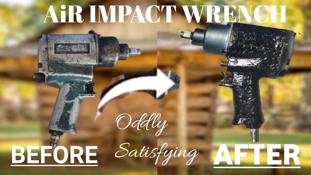 Very Rusty Air Impact Wrench Perfect Restoration - Awesom air impact ...