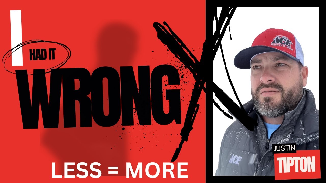 I spent my life working on the wrong things in the wrong ways - YouTube