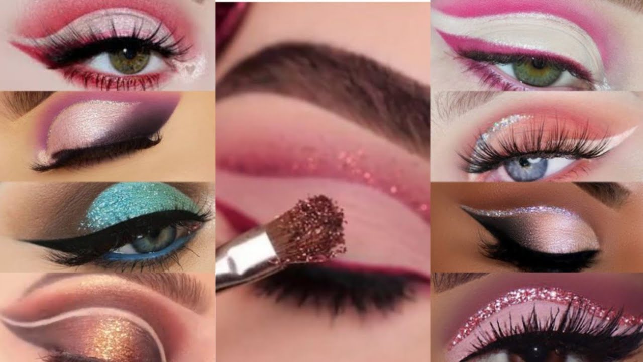 Half cut crease eye makeup tutorial - YouTube
