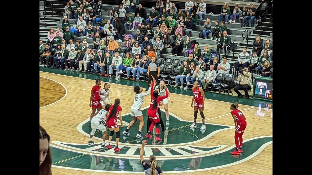 Michigan State University Women's Basketball vs Rutgers 2023 - YouTube