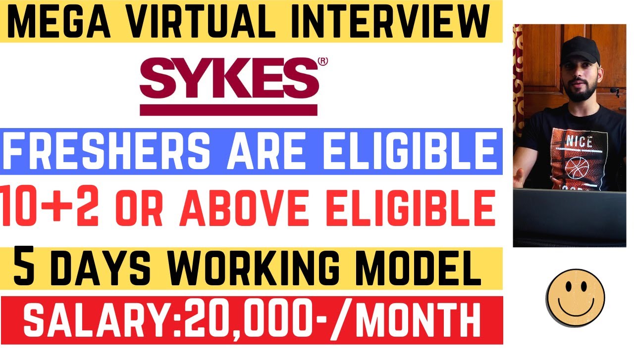 Sykes Virtual Interview 2023 | 12th Pass Job | Private Company Jobs ...