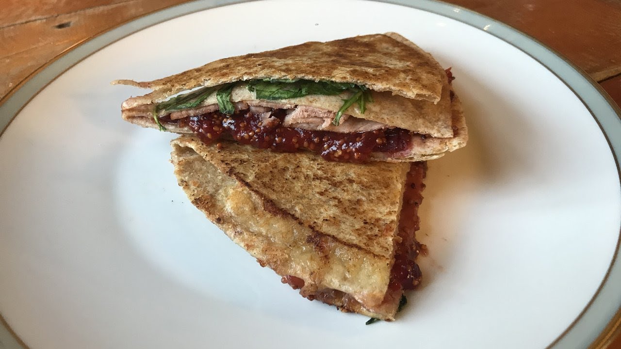 How To Make a Ham and Cheese Tortilla Wrap Melt Using The TikTok ...