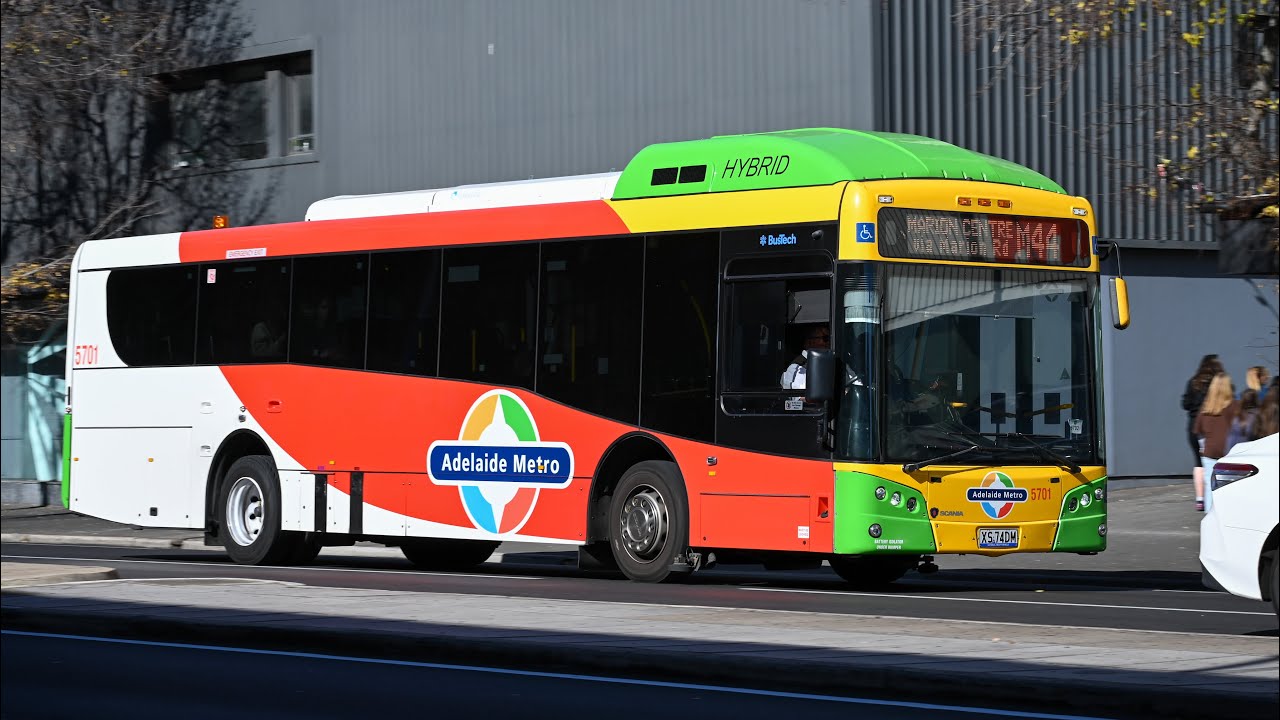 Adelaide O-Bahn | Scania K320UB Hybrid | BusTech (SA) VST - YouTube
