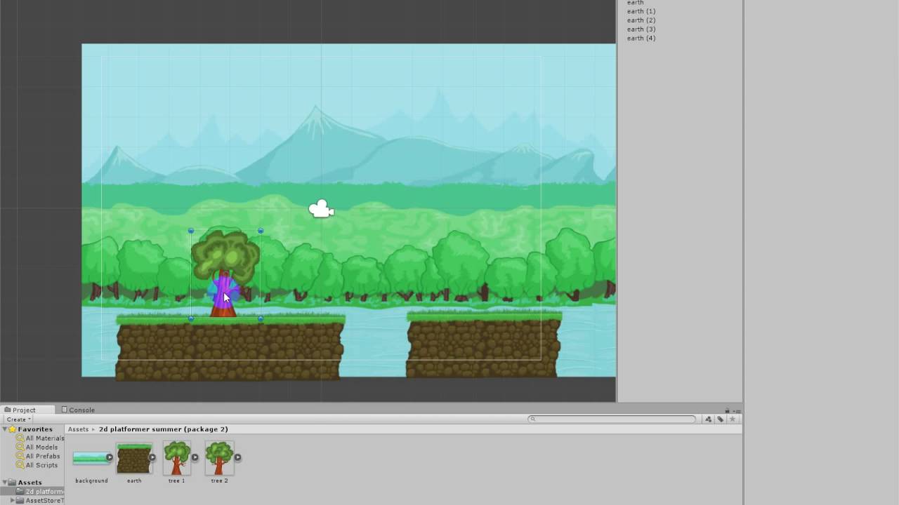 2d platformer summer package 2 - YouTube
