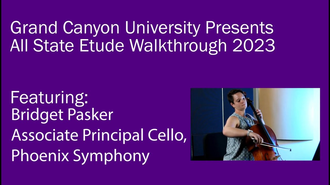 Cello AMEA Regional and All State Demonstration 2023 2 - YouTube