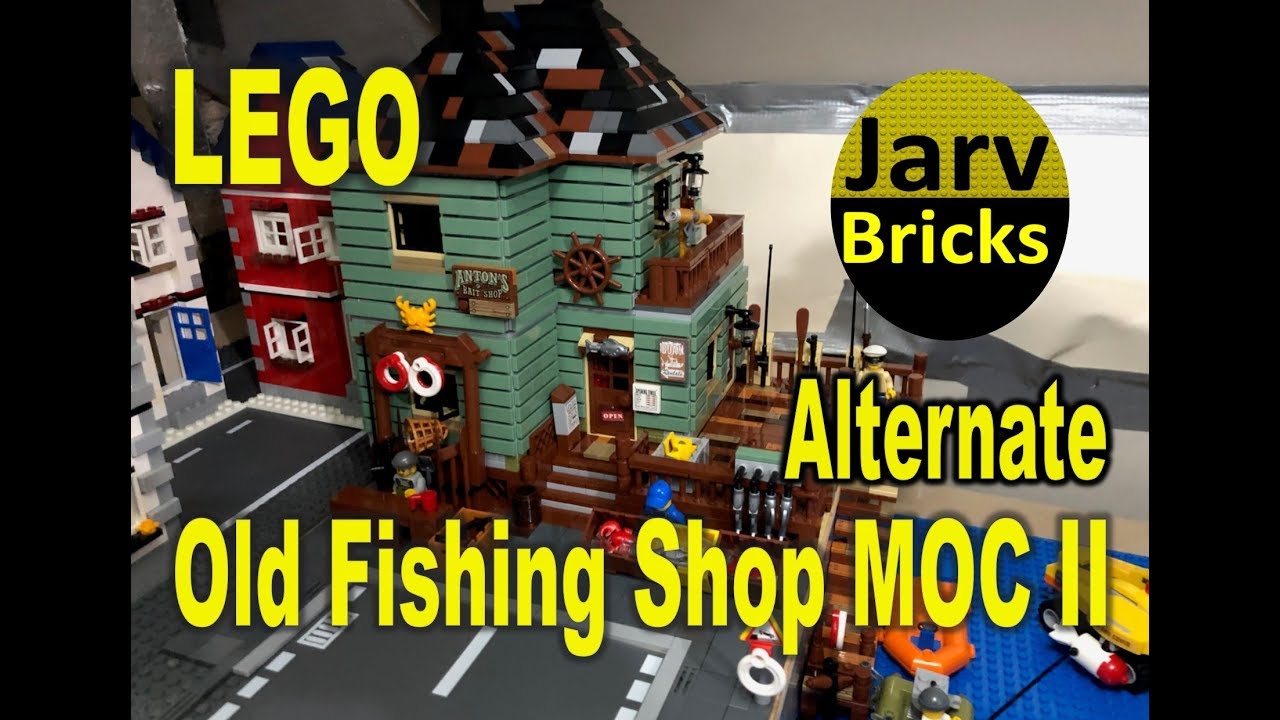 LEGO Old Fishing Shop MOC (mark II) - YouTube