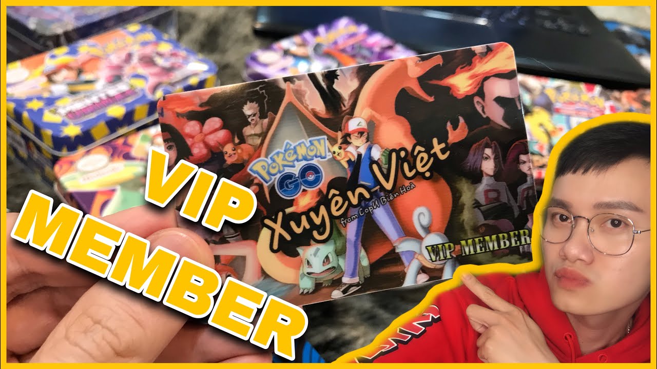 Nhóm Pokémon Go Xuyên Việt | VIP Member card | Cọp Ú VLOG - YouTube