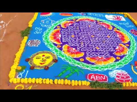 Sankranthi muggula potilu Abn andhrajyothi mutyala muggula potilu ...
